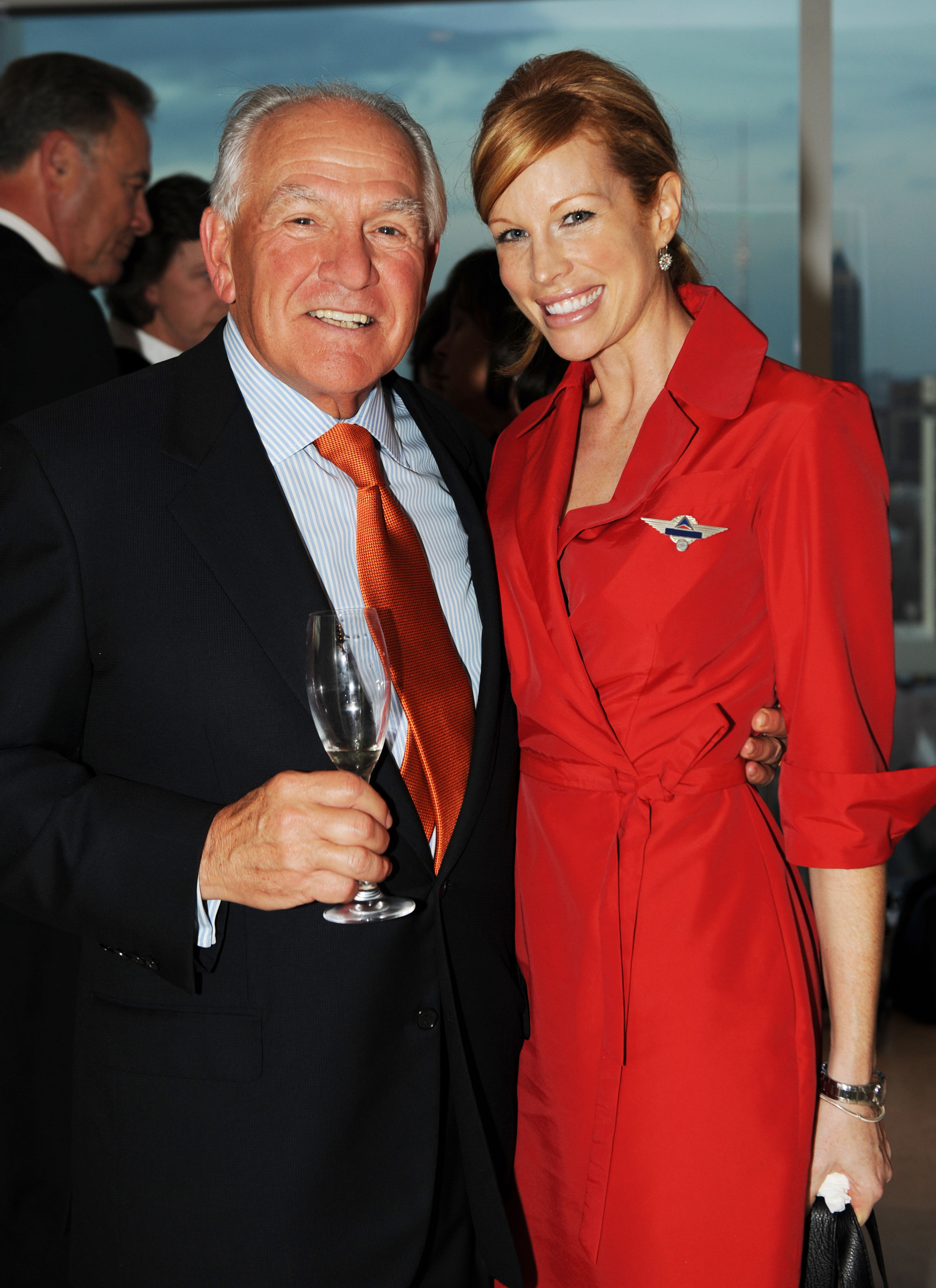 Hal Barry and "Deltalina" inaugurate new helipad at W Atlanta Downtown ...